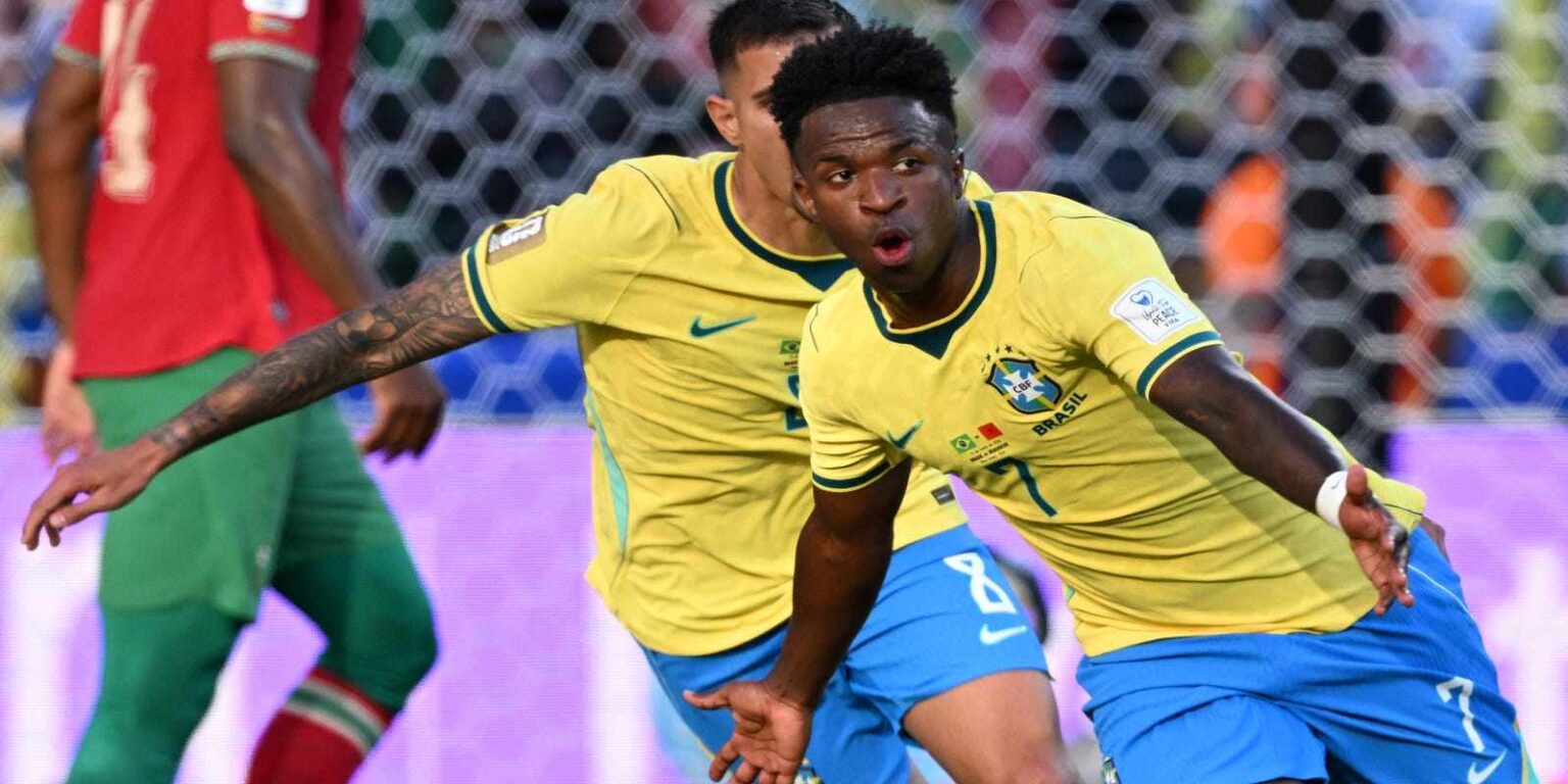 Vinícius Junior's Spectacular Strike Earns Brazil a Draw Against ...